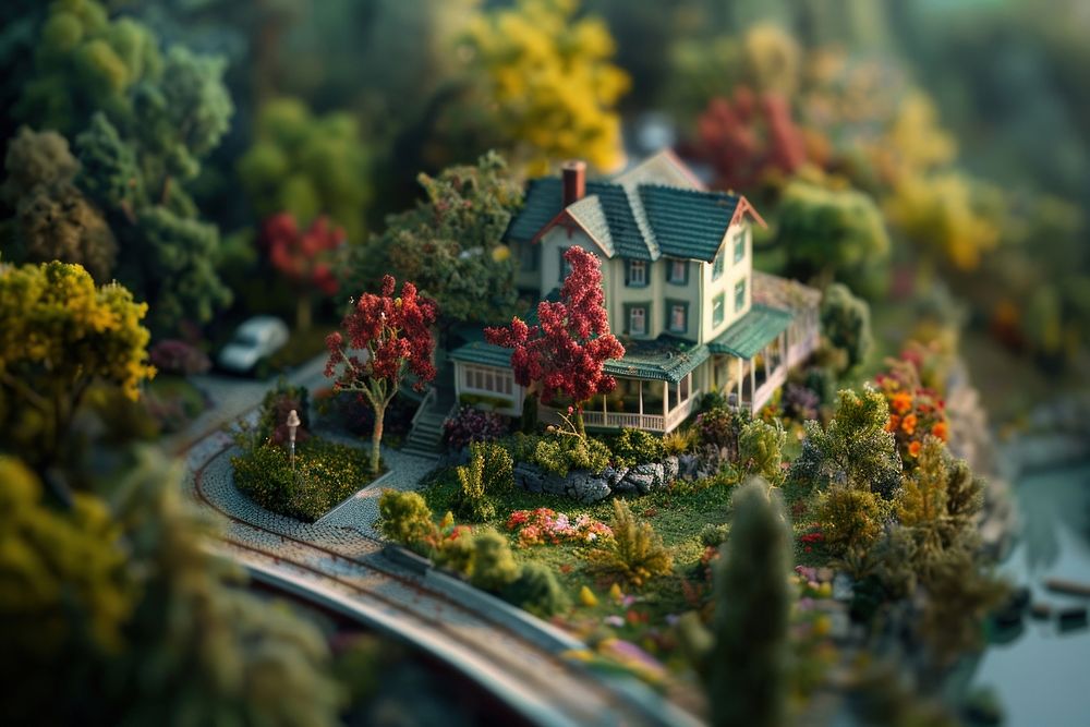 Home architecture tilt-shift building. | Free Photo - rawpixel