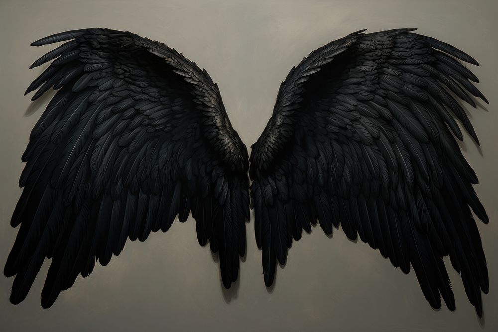 Angel wings bird darkness vulture. | Premium Photo Illustration - rawpixel