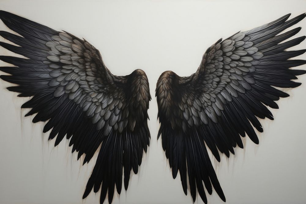 Angel wings vulture bird creativity. | Premium Photo Illustration ...