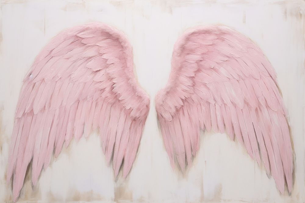 Angel wings pink creativity archangel. | Premium Photo Illustration ...