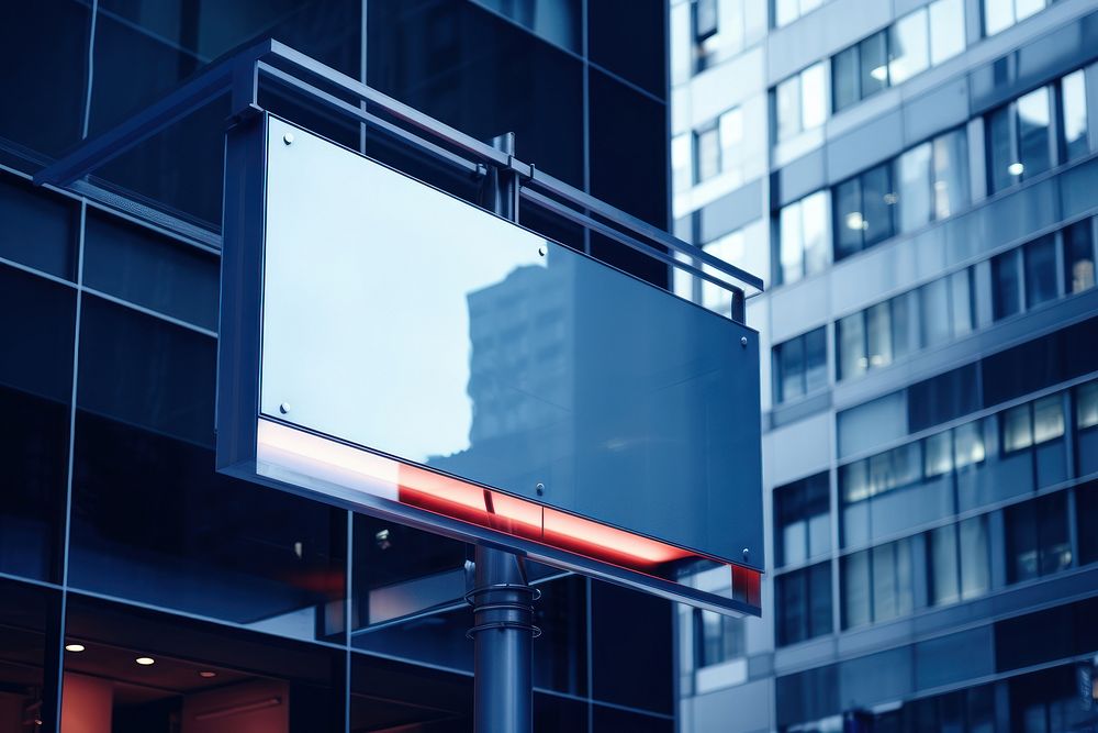 Corner building billboard facade office. | Premium Photo - rawpixel