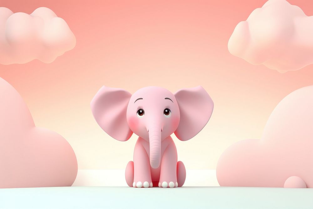 Cute baby elephant background wildlife | Premium Photo Illustration ...