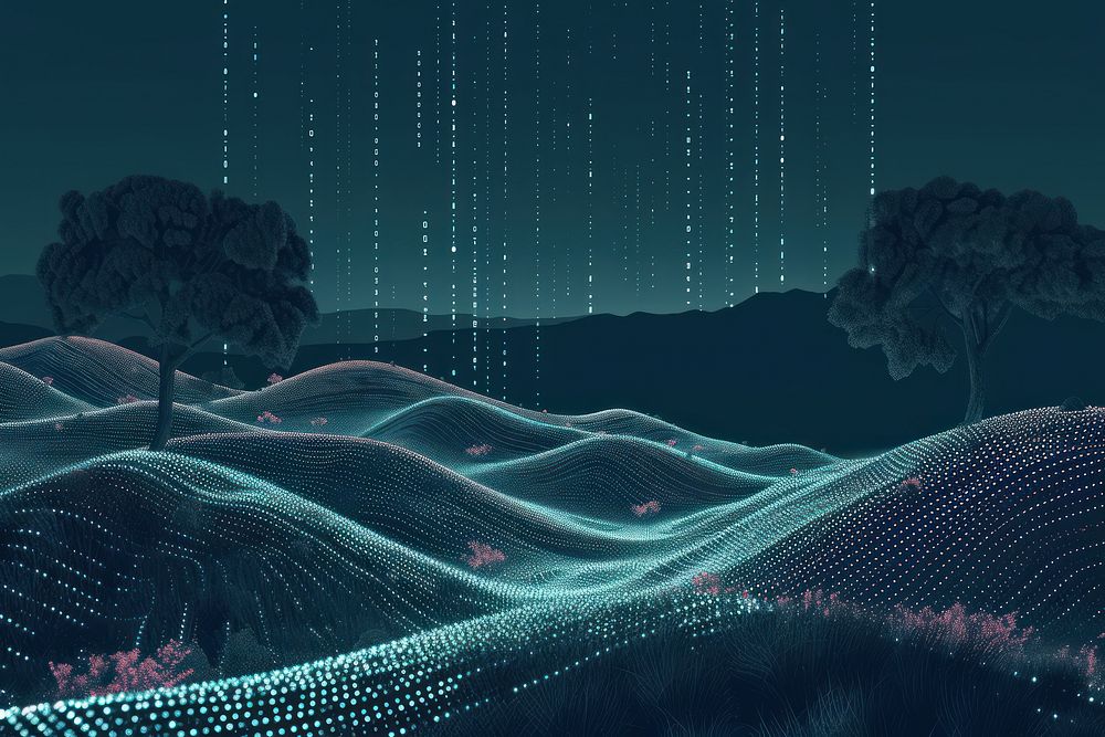 Ascii Landscape landscape technology outdoors | Free Photo Illustration ...