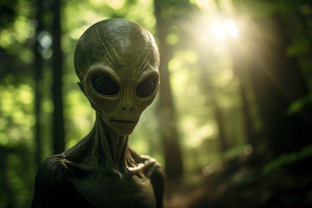 Aliens portrait forest plant green. | Premium Photo - rawpixel