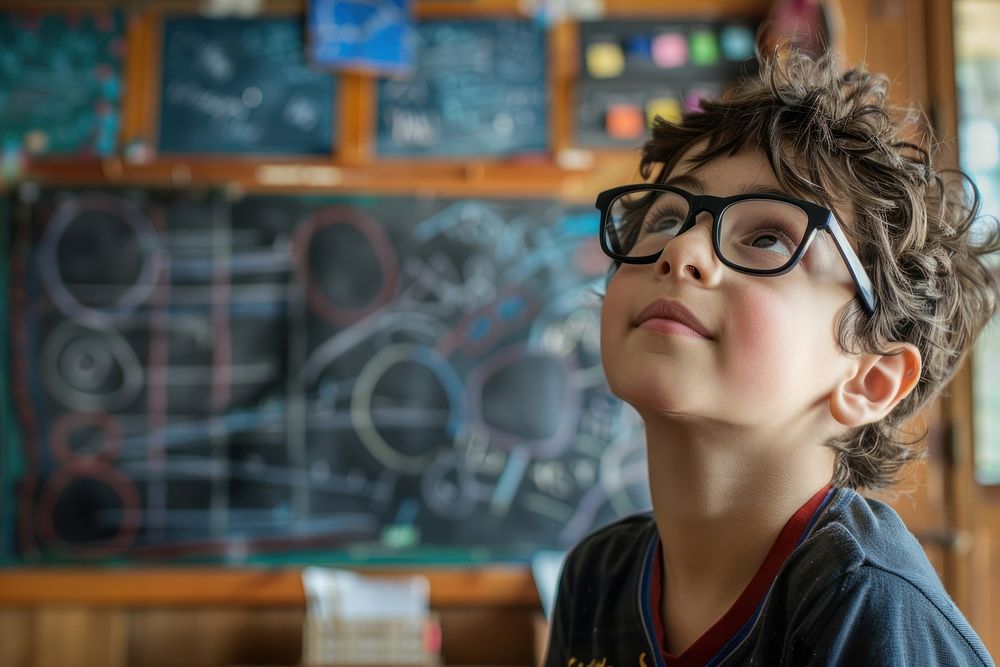 Math glasses blackboard classroom. | Free Photo - rawpixel