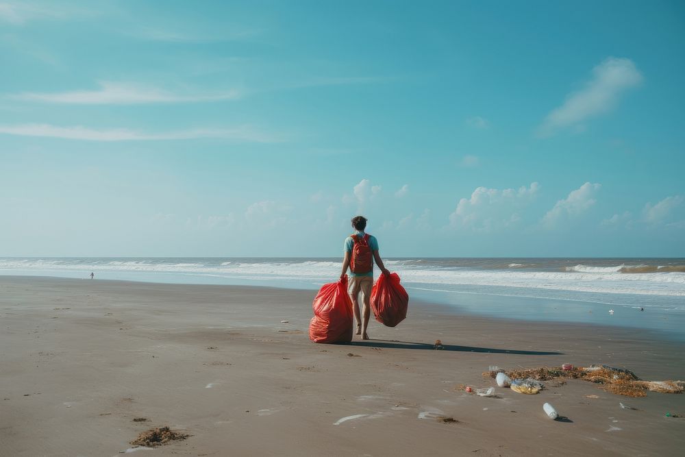 Recycle beach coast outdoors. | Free Photo - rawpixel