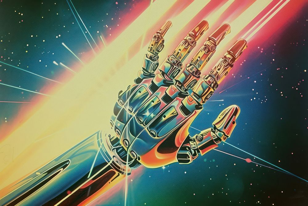 Robotic futuristic hand art transportation | Premium Photo Illustration ...