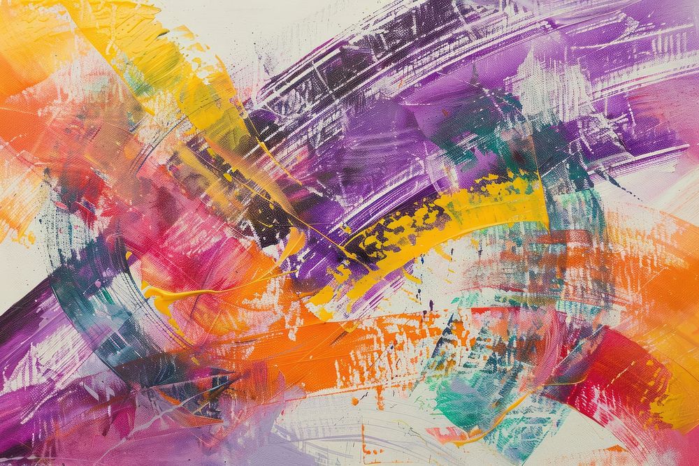 Abstract brush stroke canvas painting | Free Photo - rawpixel