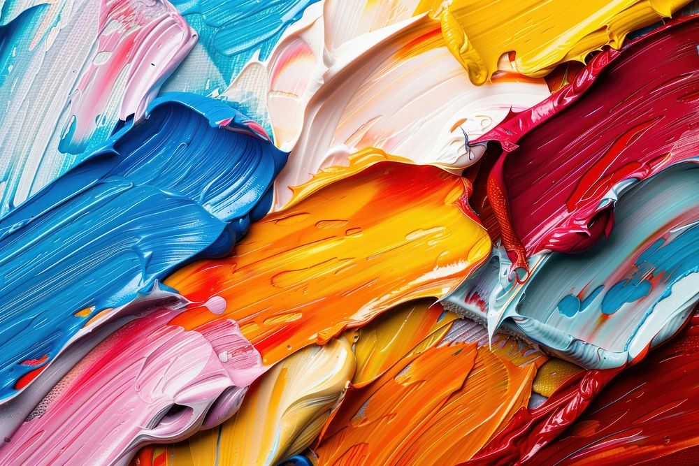 Abstract brush stroke canvas art | Premium Photo - rawpixel