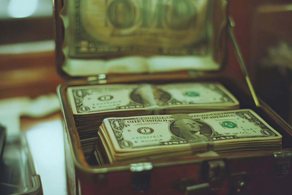 Dollar money container currency banknote. | Free Photo - rawpixel