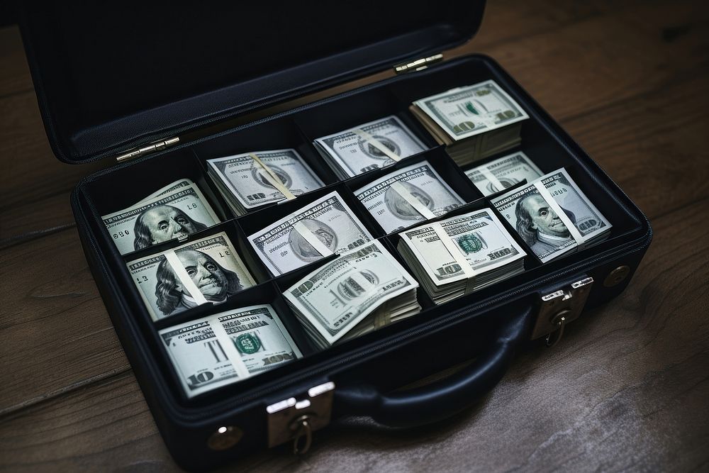 Dollar money container currency suitcase. | Premium Photo - rawpixel