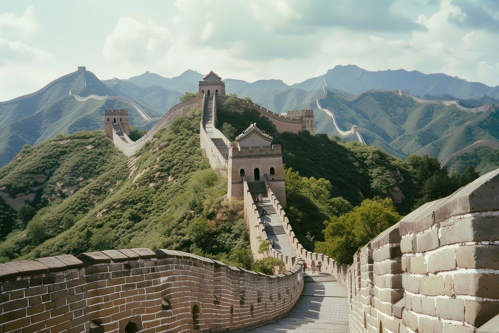 Great wall china fortification architecture | Premium Photo - rawpixel