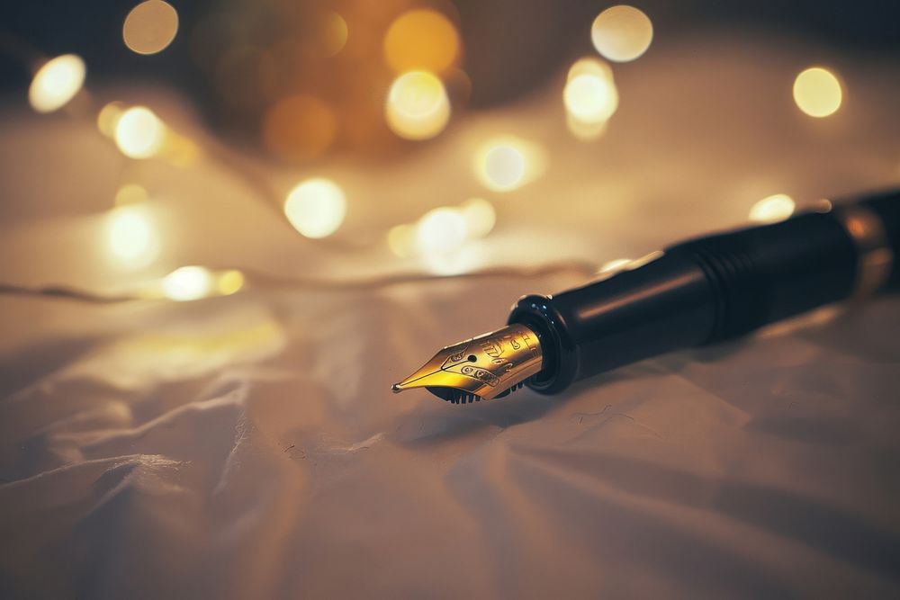Pen night fountain pen illuminated. | Free Photo - rawpixel