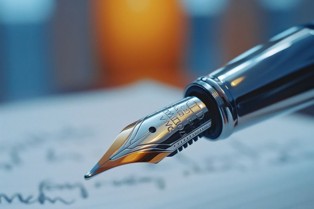 Pen fountain pen handwriting calligraphy | Free Photo - rawpixel