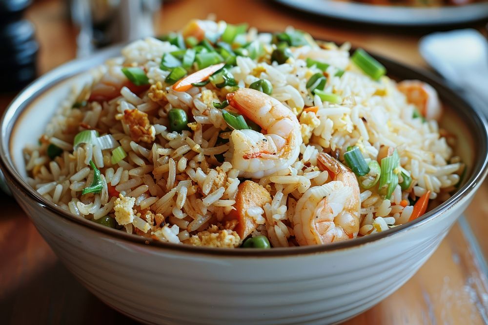 Rice plate food fried rice. | Free Photo - rawpixel