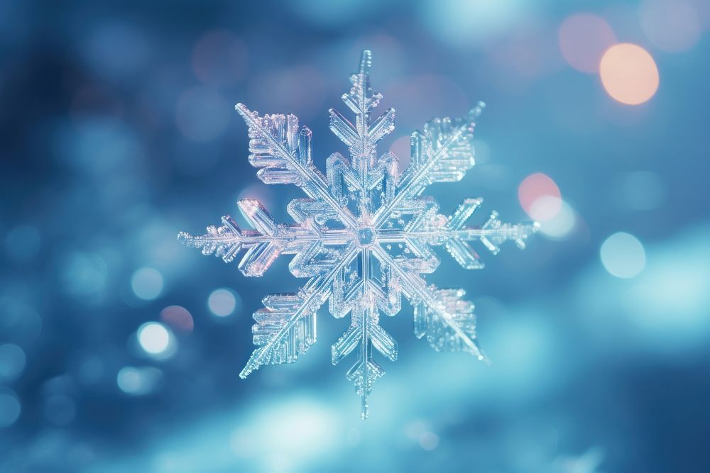 Snowflake nature illuminated celebration. | Premium Photo - rawpixel
