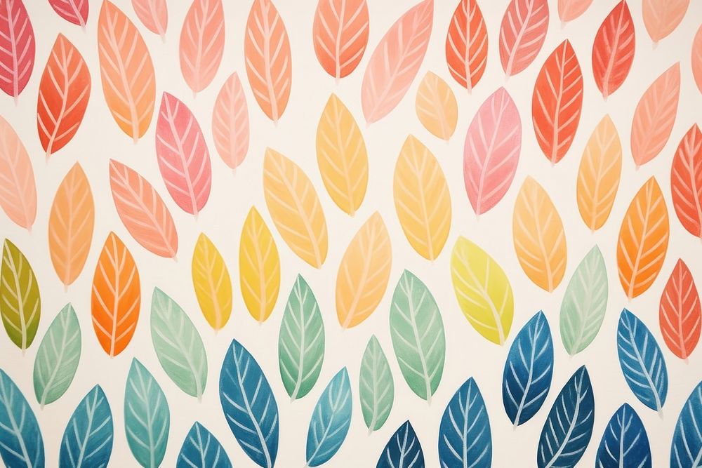 Leaf pattern art backgrounds wallpaper. | Premium Photo Illustration ...