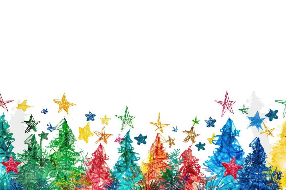 Christmas border backgrounds plant tree. | Free Photo Illustration ...