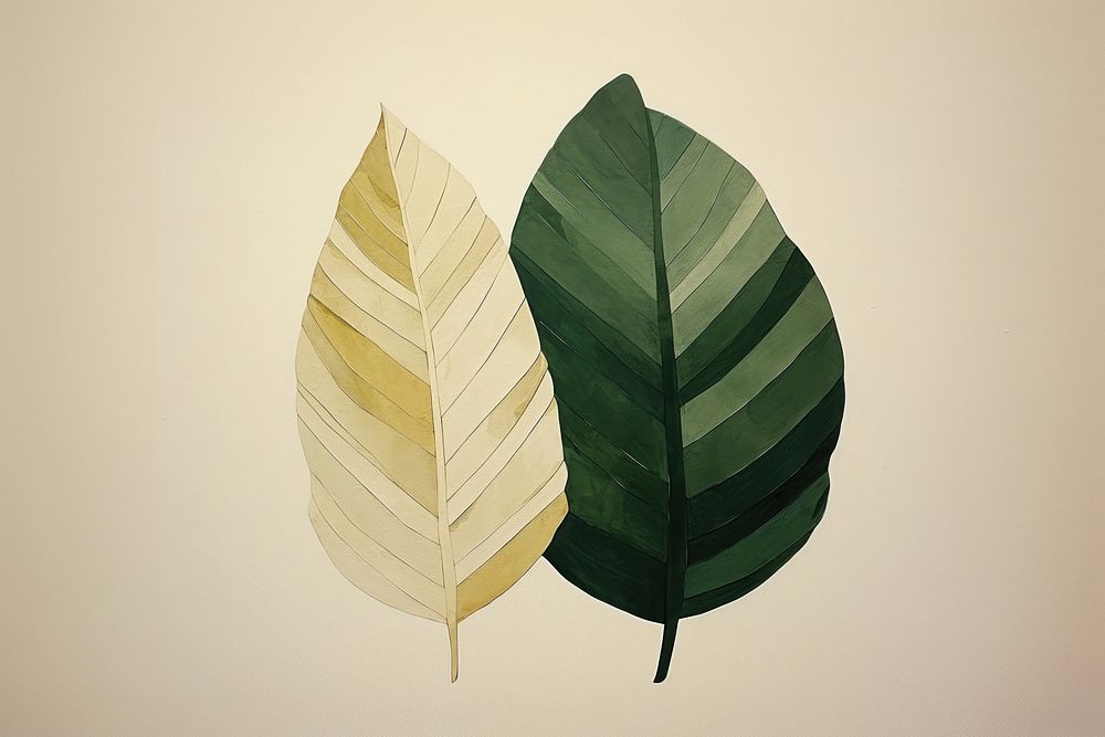 Leaf art drawing plant. | Premium Photo Illustration - rawpixel