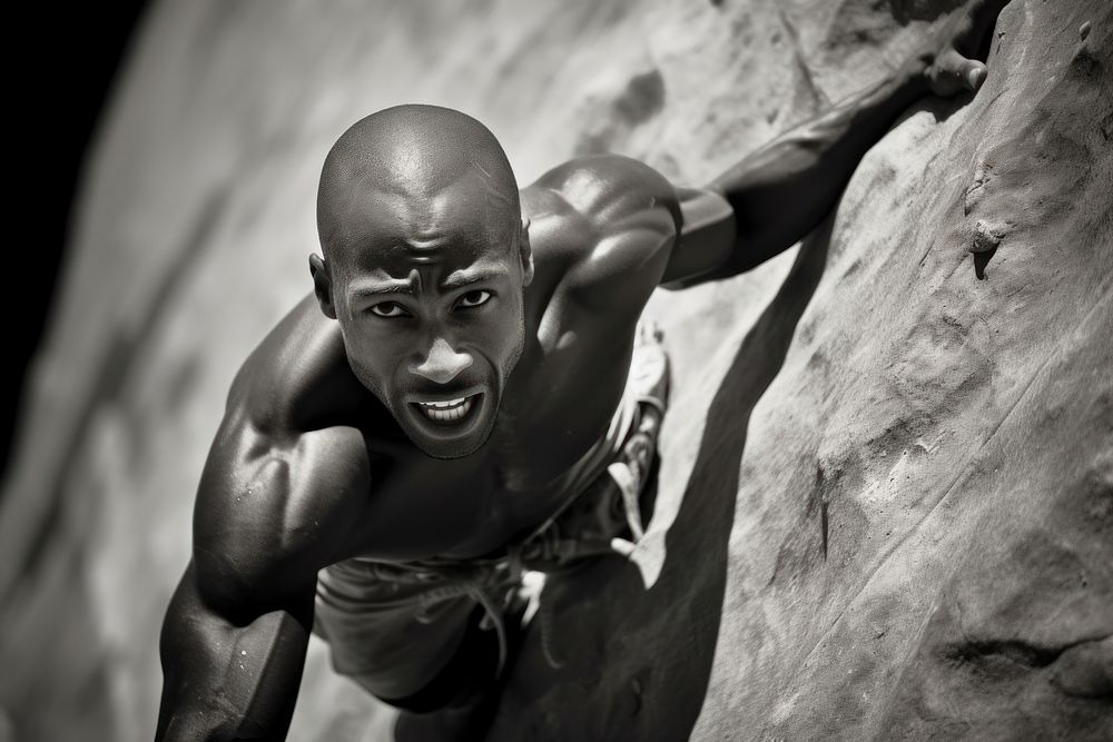 Climbing photography adventure portrait. | Premium Photo - rawpixel
