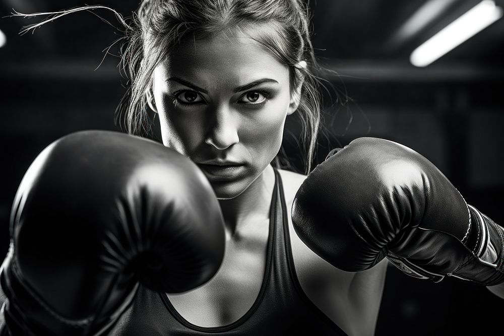 Punching portrait boxing adult. | Premium Photo - rawpixel
