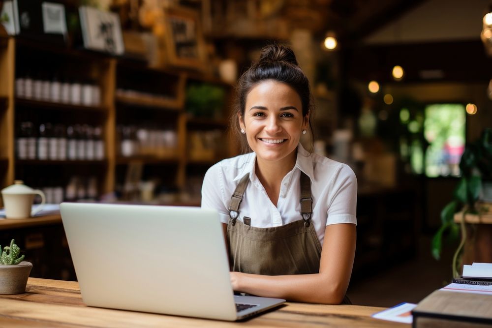Woman computer portrait working. | Premium Photo - rawpixel