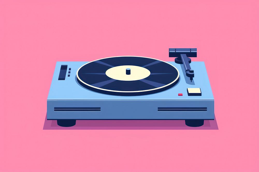 Record player pixel electronics gramophone | Free Photo Illustration ...