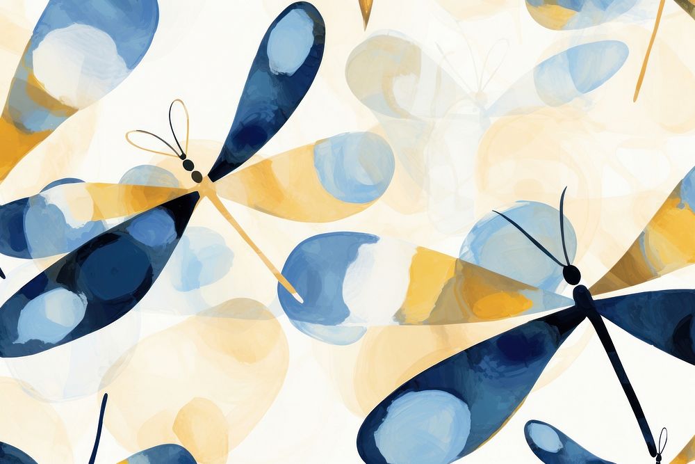 Dragonflies backgrounds abstract insect. | Premium Photo Illustration ...