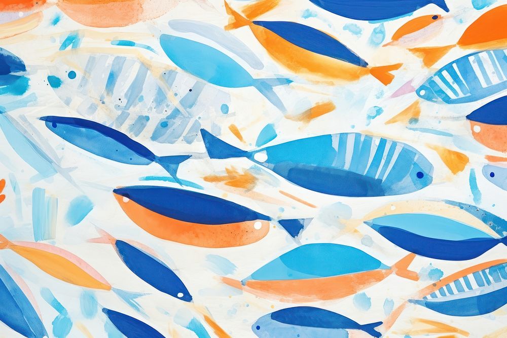 Fish backgrounds line art. | Free Photo Illustration - rawpixel