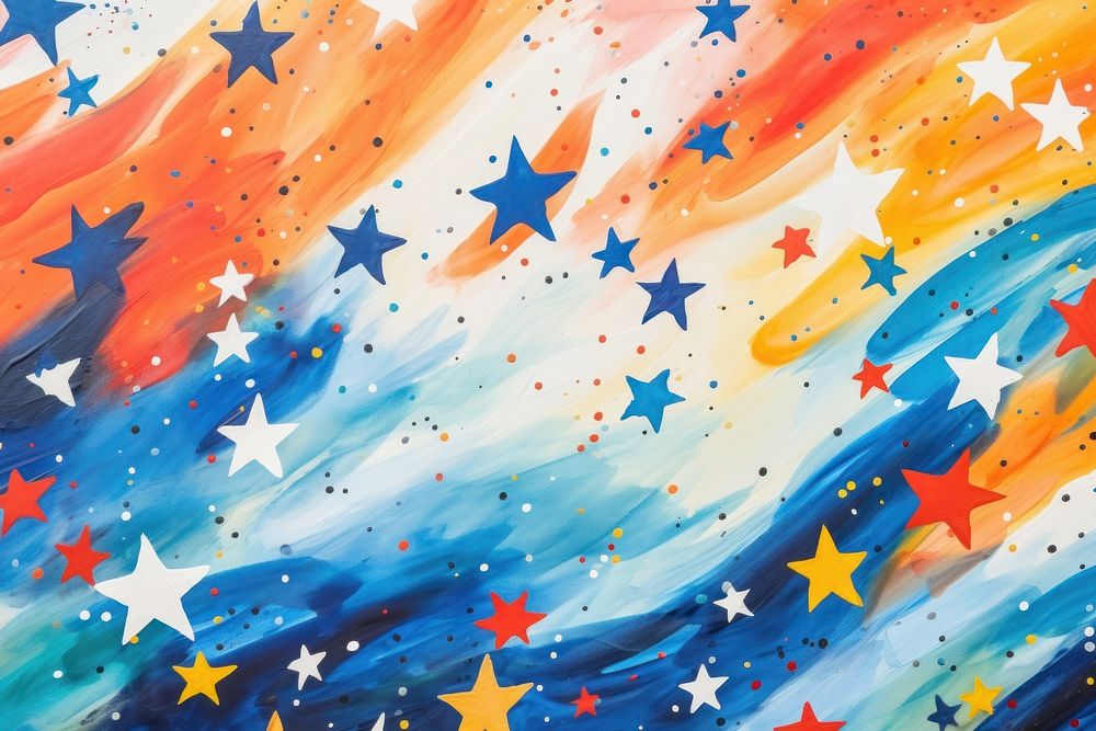 Stars backgrounds abstract painting. | Premium Photo Illustration ...