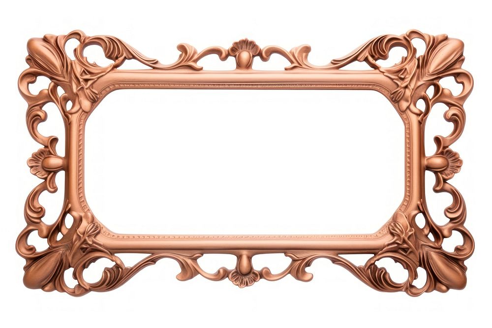 Rose gold iron frame rectangle | Free Photo - rawpixel