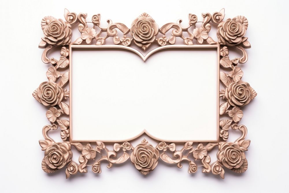 Valentines rose gold frame rectangle | Premium Photo - rawpixel