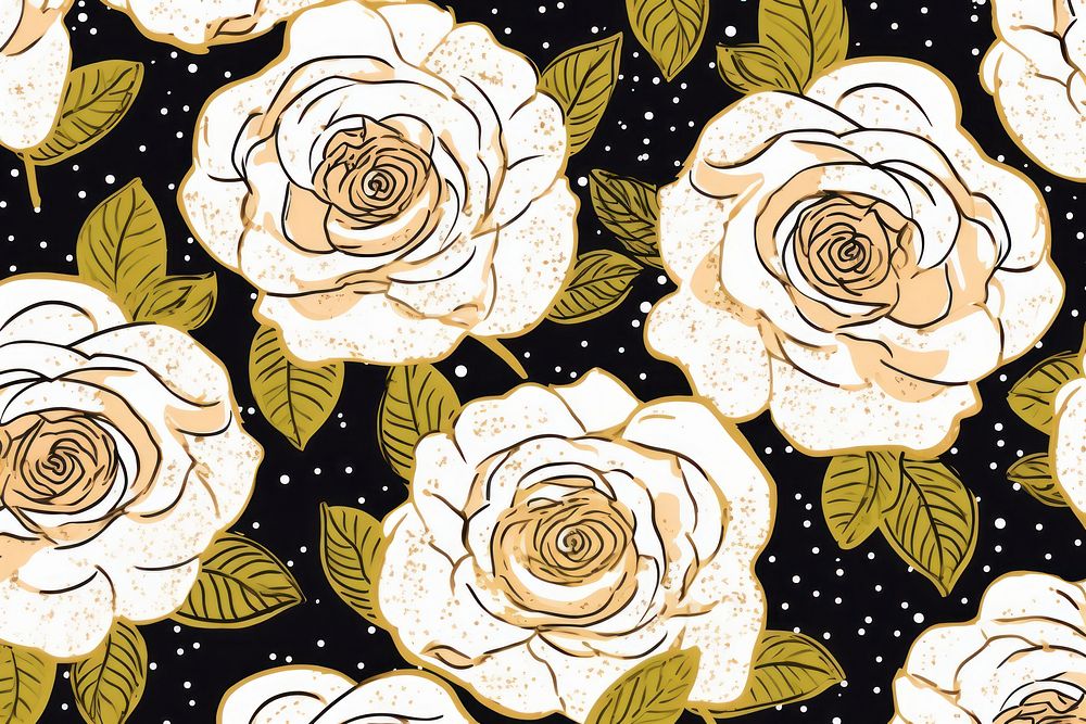 Rose pattern background backgrounds flower | Free Photo Illustration ...