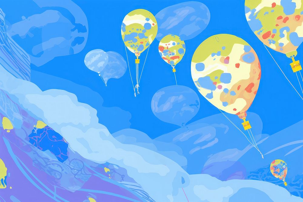 Balloons background backgrounds abstract outdoors. | Free Photo ...