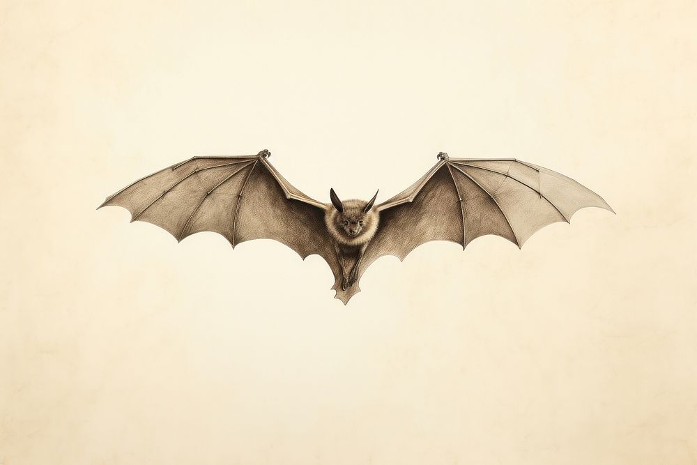 Bat wildlife animal sketch. | Premium Photo Illustration - rawpixel