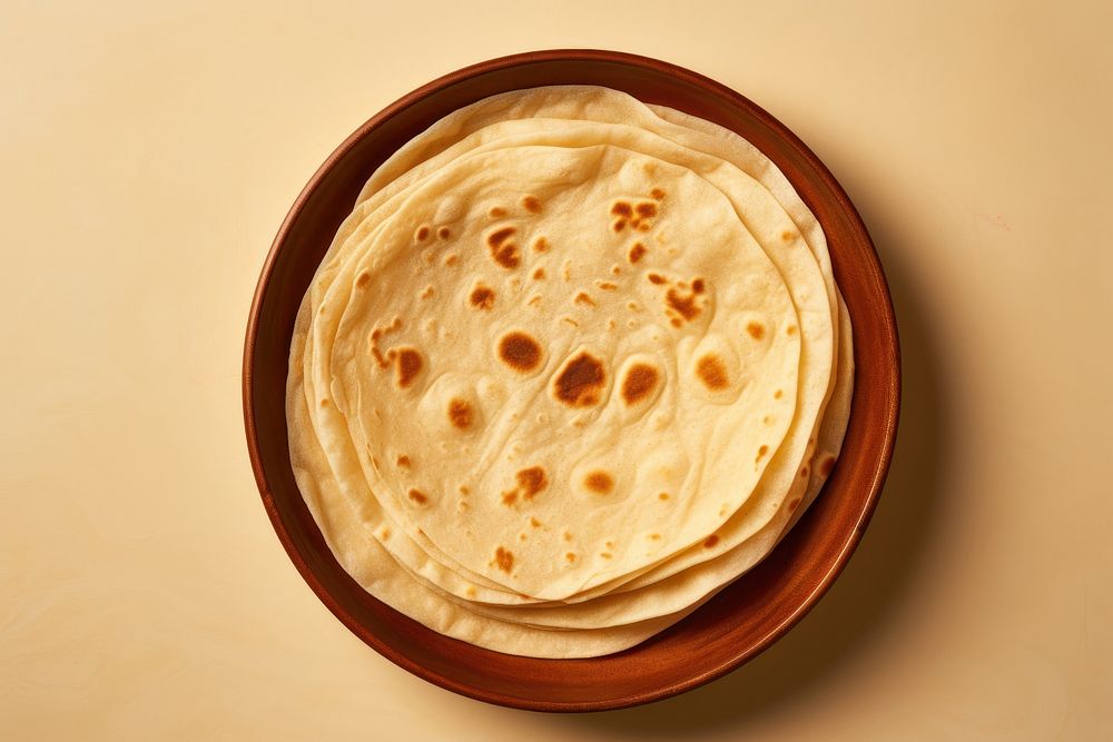 Roti tortilla bread plate | Free Photo - rawpixel