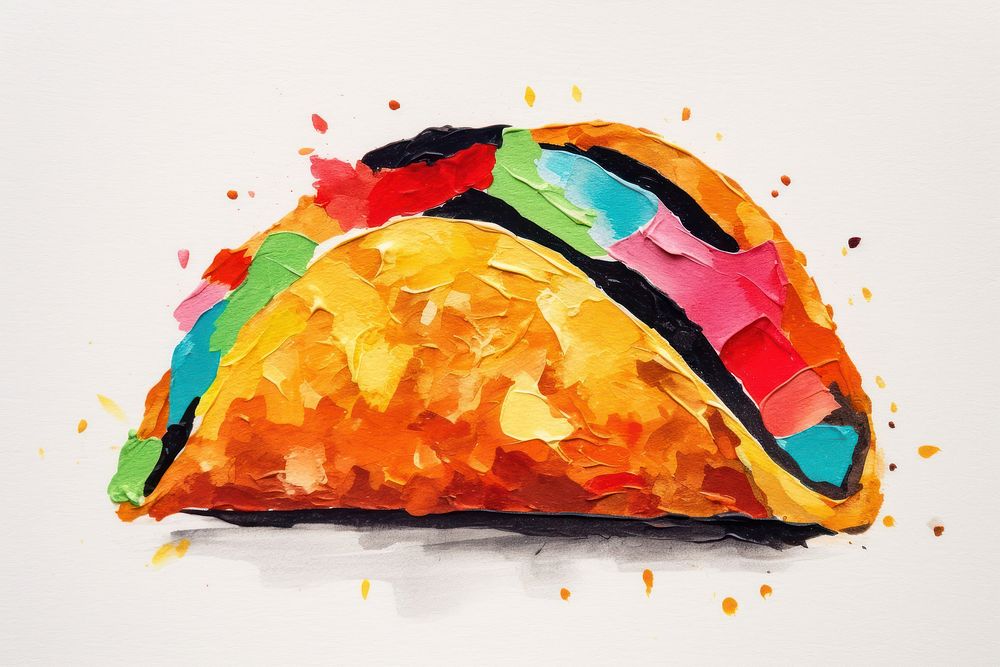Taco art food creativity. | Free Photo Illustration - rawpixel