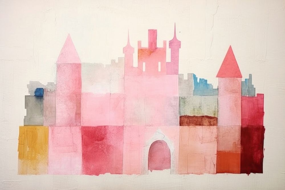 Castle art architecture building. | Premium Photo Illustration - rawpixel