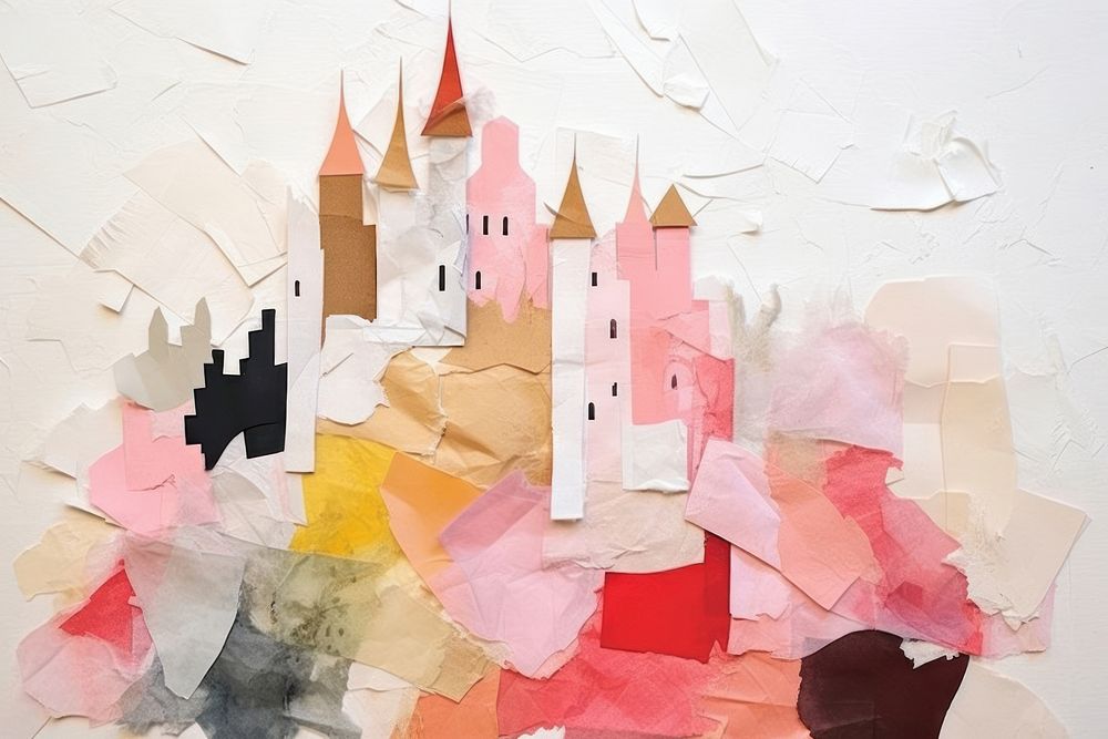 Castle art painting collage. | Free Photo Illustration - rawpixel