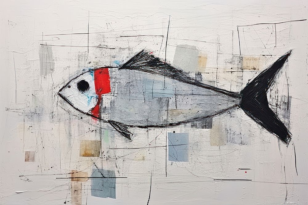 Fish art painting drawing | Free Photo Illustration - rawpixel