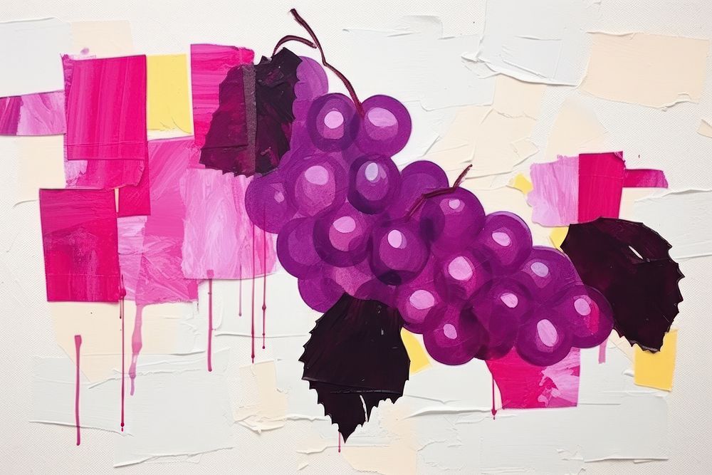 Grapes grapes art painting. | Premium Photo Illustration - rawpixel