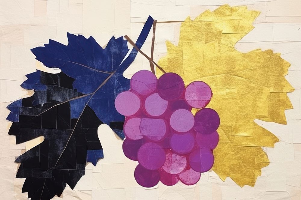 Grapes art painting plant. | Free Photo Illustration - rawpixel