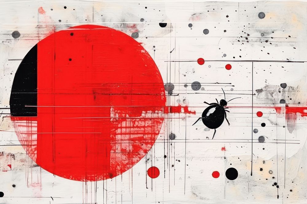 Ladybug art abstract painting. | Premium Photo Illustration - rawpixel