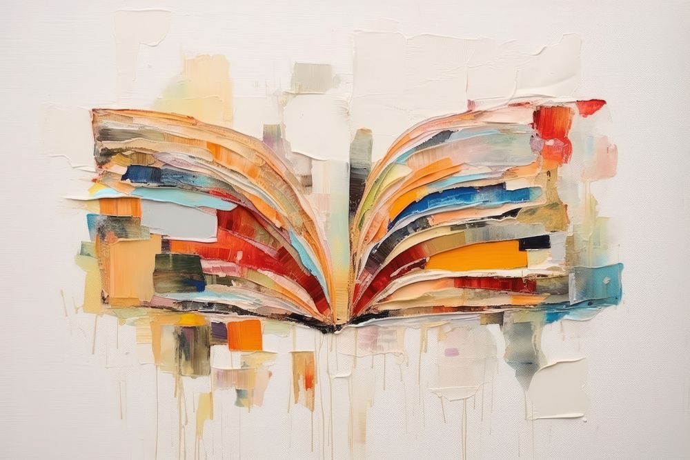 Open book art abstract paper. | Free Photo Illustration - rawpixel