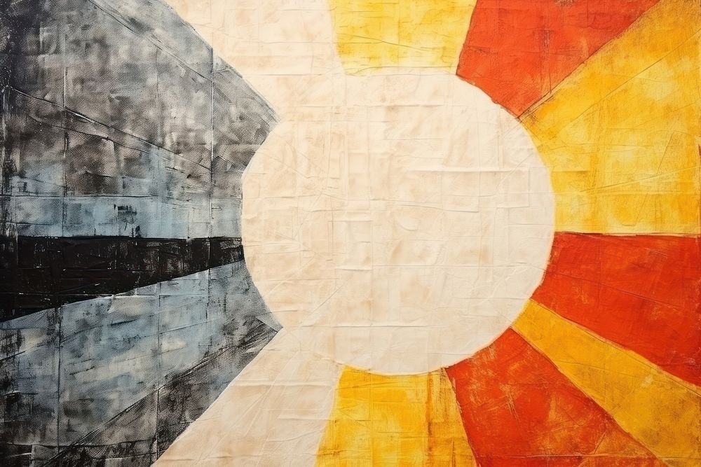 Sun art abstract painting. | Premium Photo Illustration - rawpixel
