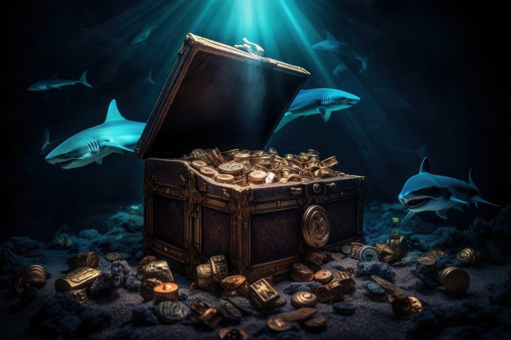 Treasure deep sea outdoors nature | Premium Photo - rawpixel