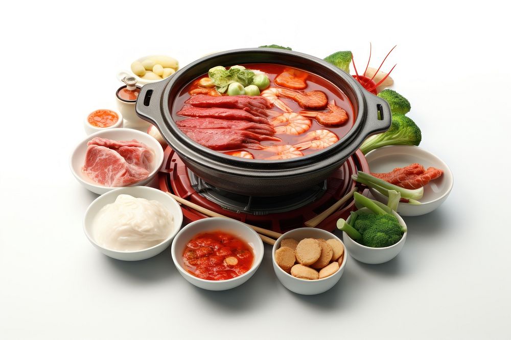 Hot Pot meat food meal. | Premium Photo Illustration - rawpixel