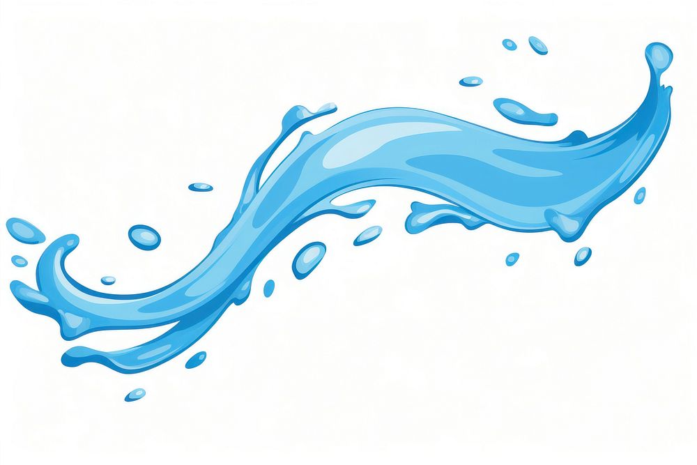 Water splash art white background | Free Photo Illustration - rawpixel
