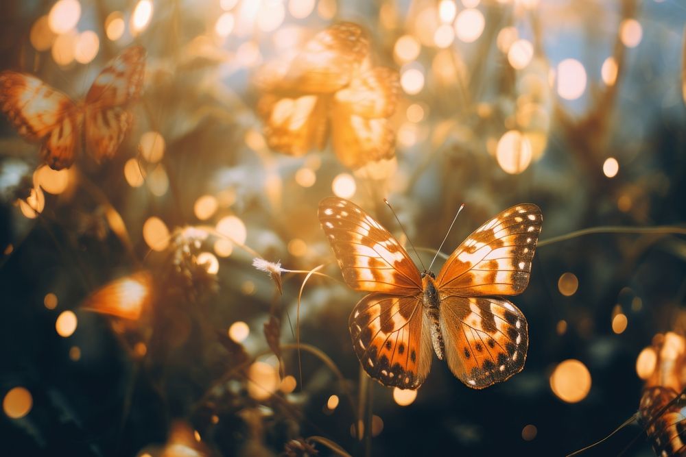 Butterfly background light leaks butterfly | Premium Photo - rawpixel