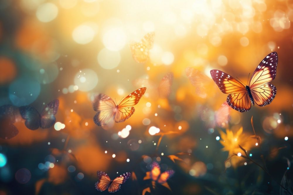 Butterfly background light leaks butterfly | Premium Photo - rawpixel